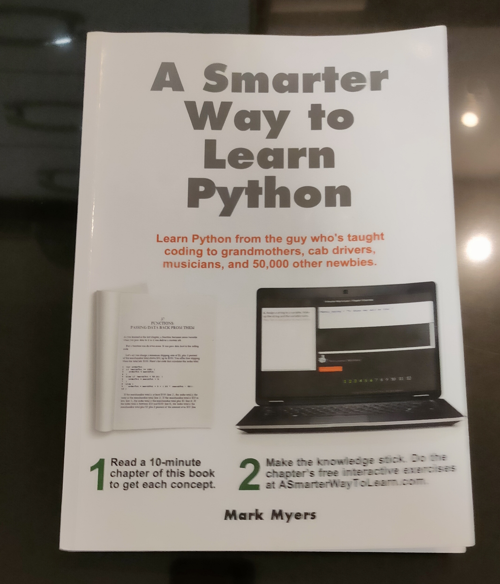 Review Of The Book A Smarter Way To Learn Python Sbozich